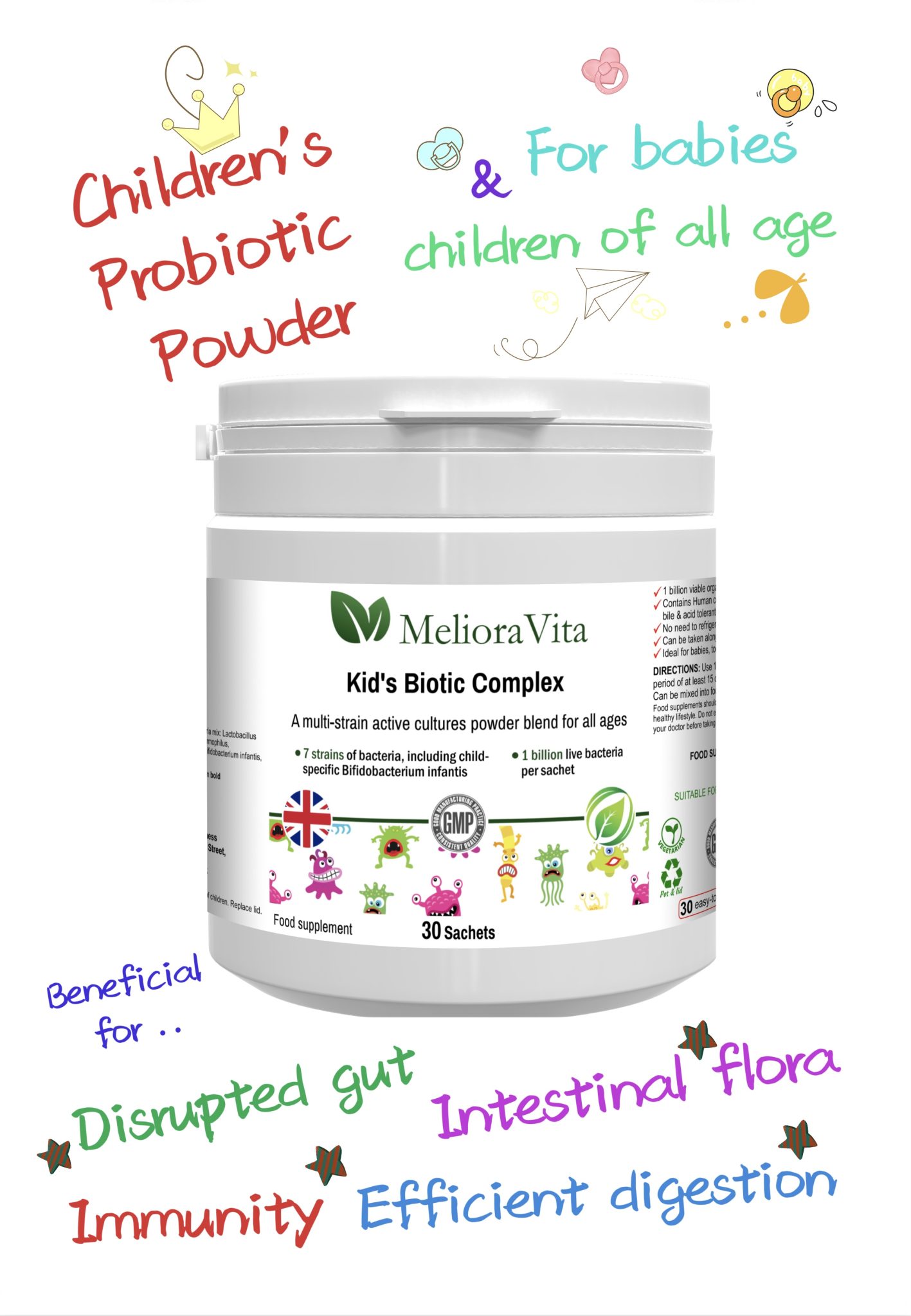 Kid’s Biotic Complex | MelioraVita Health & Wellness