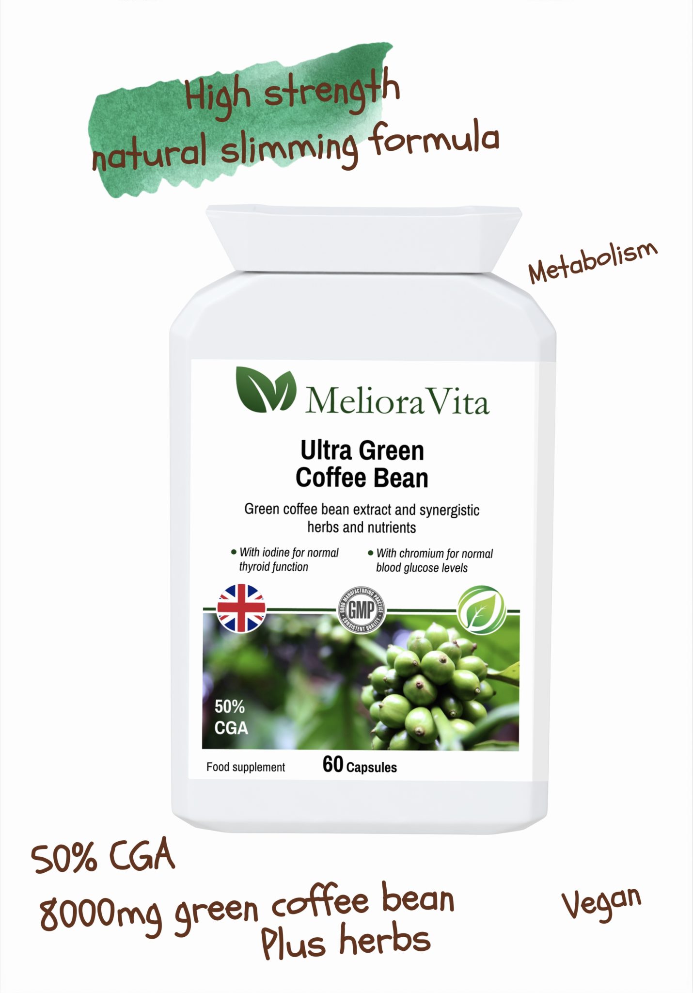 Ultra Green Coffee Bean | MelioraVita Health & Wellness